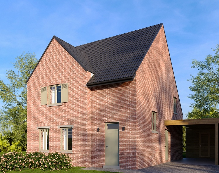 Woning: Twee woningen in open bebouwing te Hasselt (Wimmertingen)